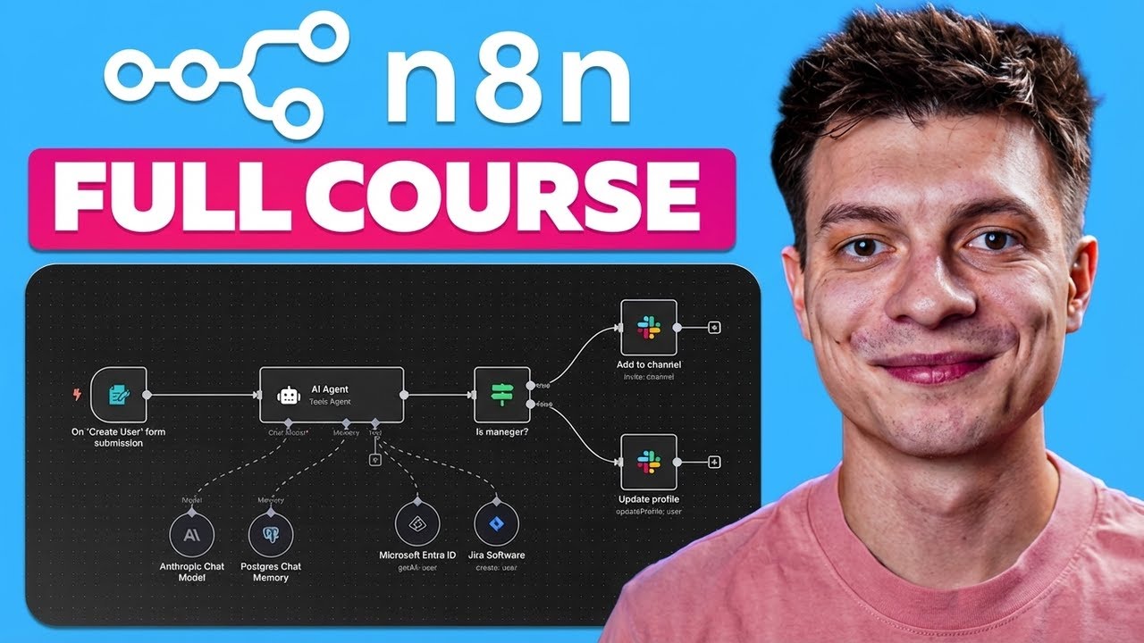 n8n FULL COURSE 2026: Beginner to Pro (Build & Sell AI Agents)