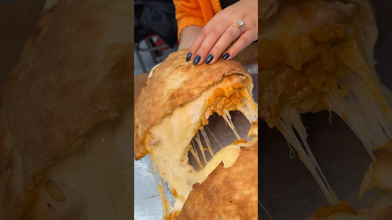 SUPER CHEESY BUFFALO CHICKEN CALZONE at Nuovo York Pizza in NYC’s East ...