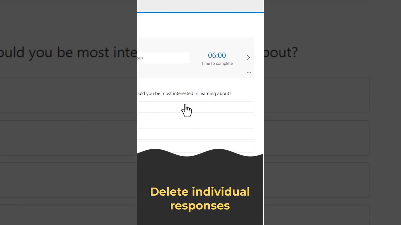 طريقة حذف الاستجابات المكررة في مايكروسوفت فورمز أو إعادة الاختبار لطالب معين