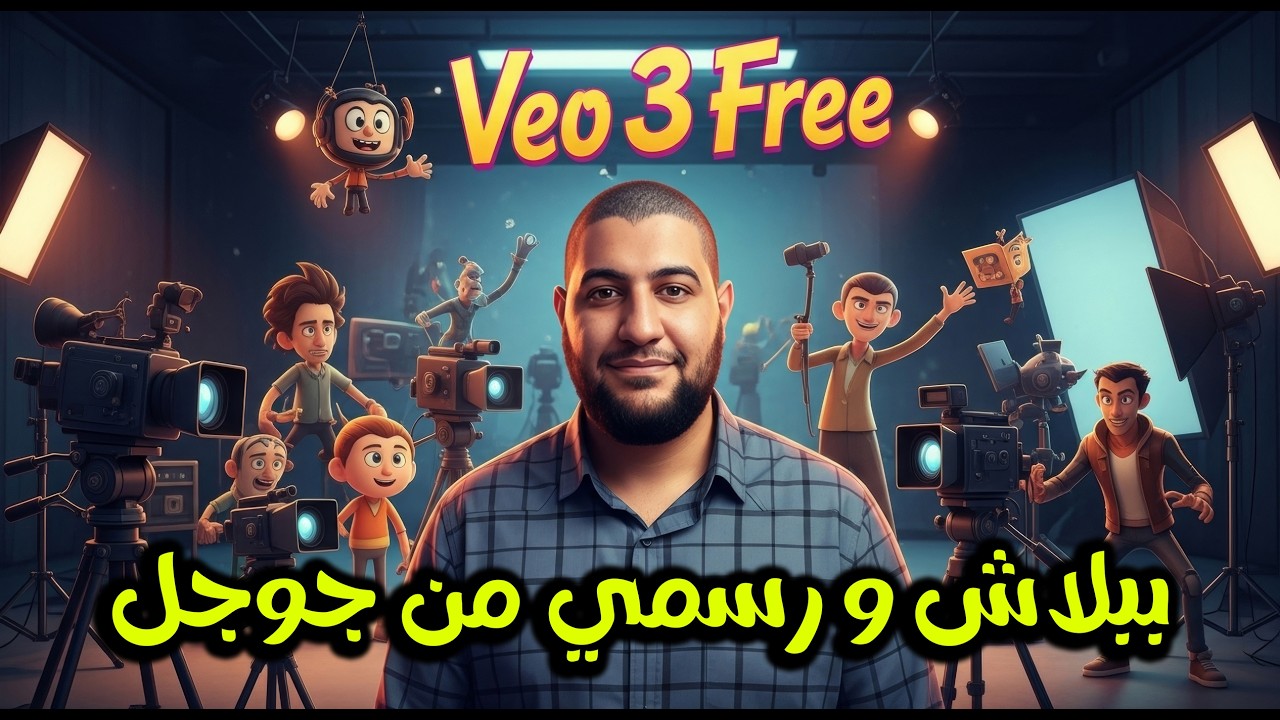 جوجل Veo 3 بين إيديك: 3 طرق مجانية 100% لعمل فيديوهات بالذكاء الاصطناعي