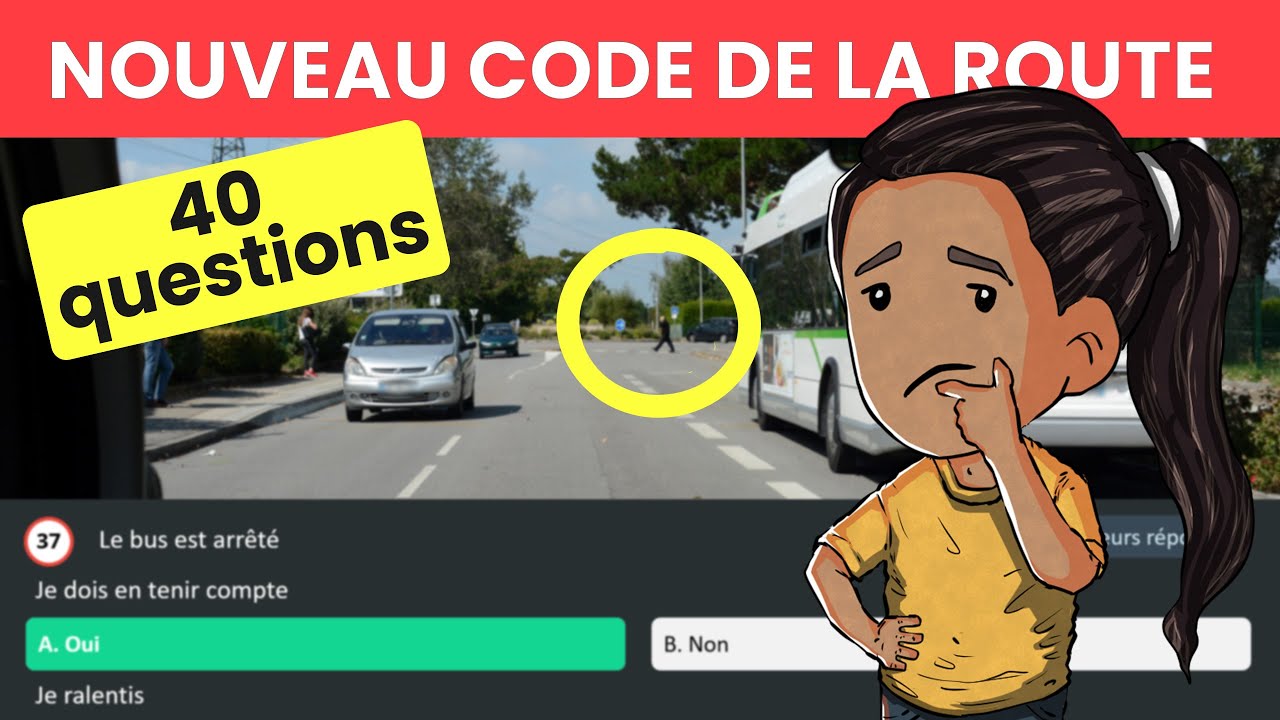 Nouveau Test Code de la Route 2025 | Série 1 - Préparez-vous! 40 Questions