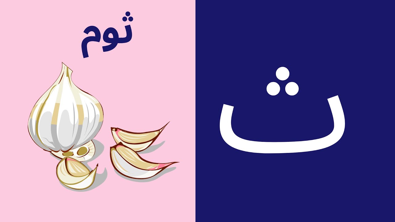 Arabic First Words For Kids | Words That Start With Thaa (ث)