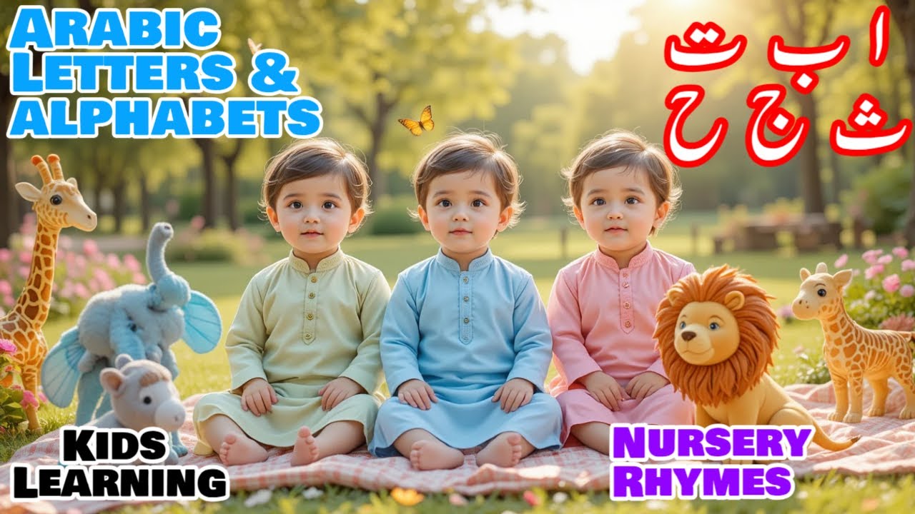 Arabic alphabet song (no music) 3 - Alphabet arabe chanson (sans ...