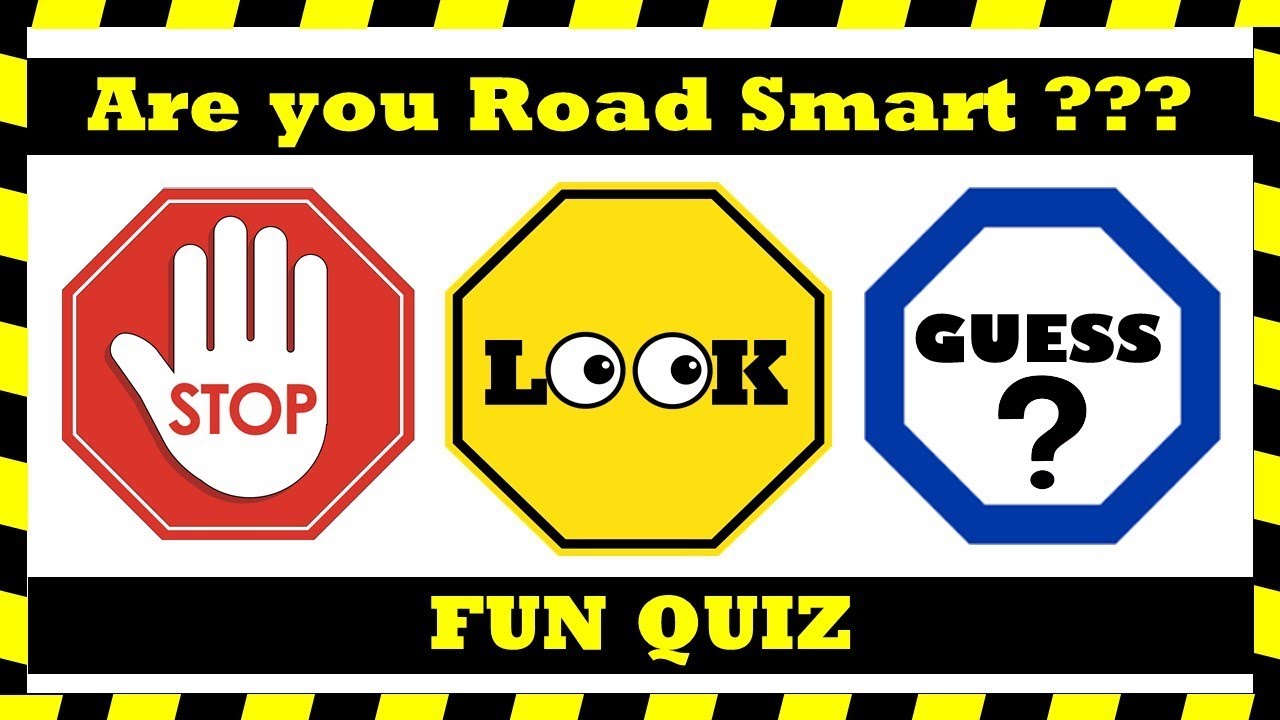 Road Signs Quiz for Kids | Guess the Road Signs | Traffic Signs Quiz