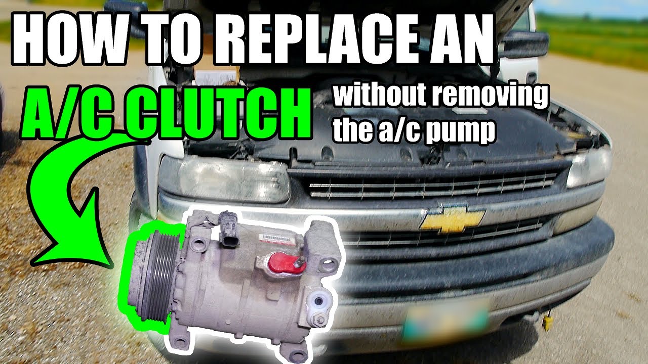 How to Diagnose and Replace an A/C Compressor Coil, Clutch and Bearing ...