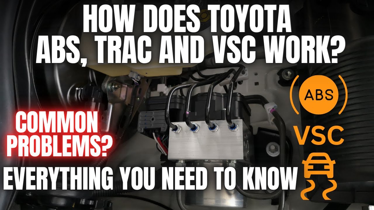 ارتباط Check engine و ABS VSC Traction control في سيارات تويوتا
