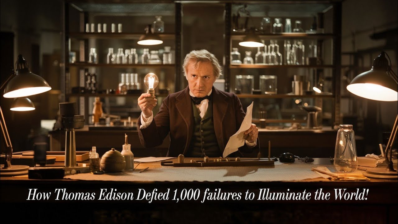 How Thomas Edison Defied 1,000 Failures to Illuminate the World!