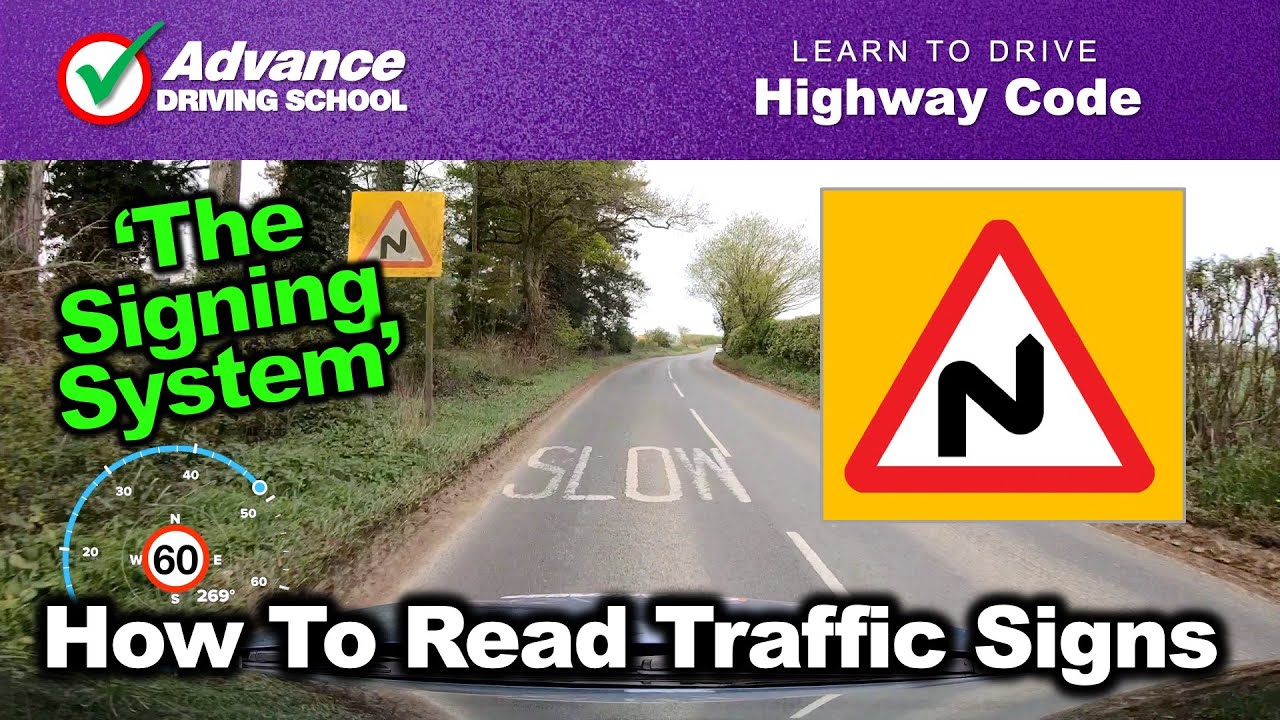 How To Read Traffic Signs | Learn to drive: Highway Code