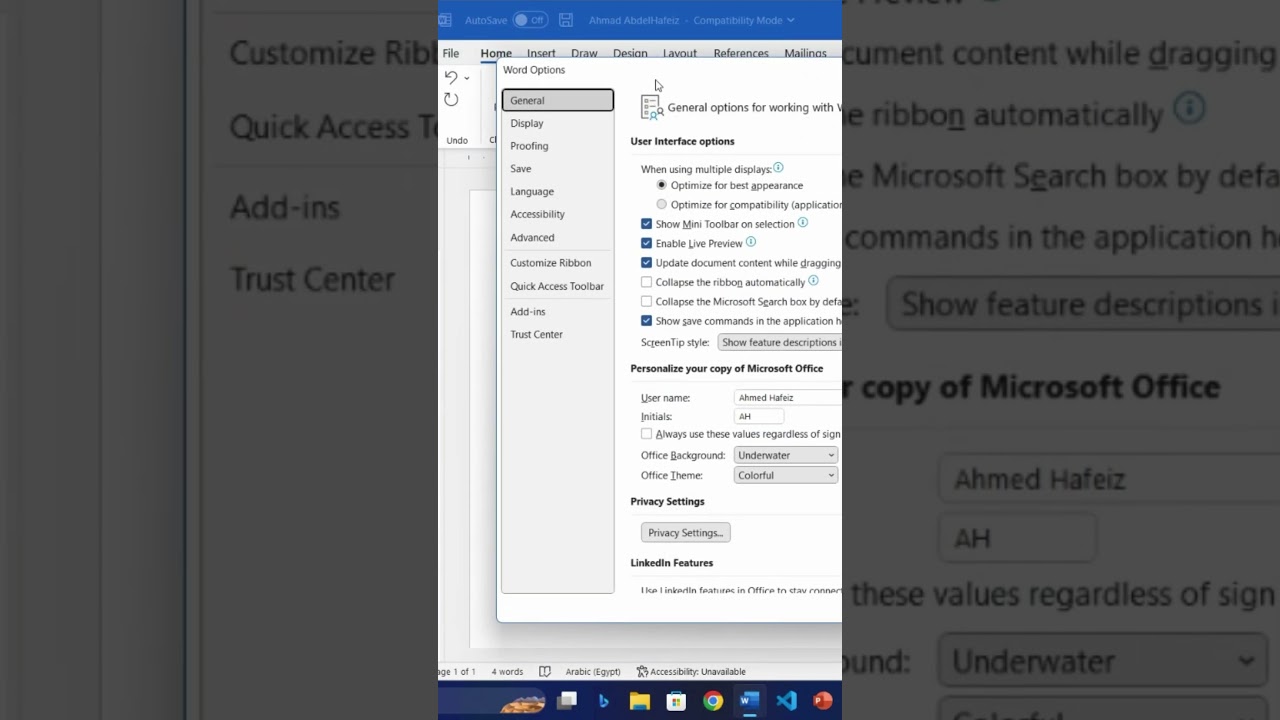 بخطوة واحدة تحويل الارقام من انجليزي الى عربي في الوورد - تغيير الارقام ...