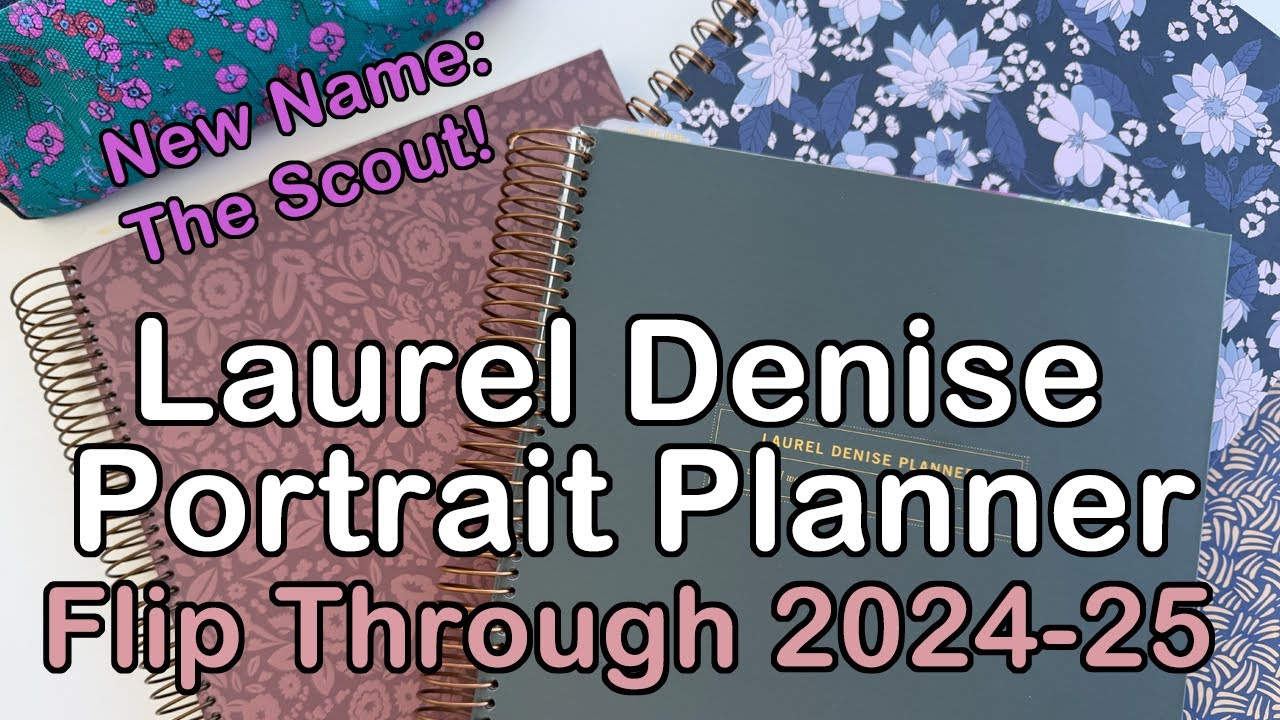 August 2025 Plan With Me - Laurel Denise Portrait Planner