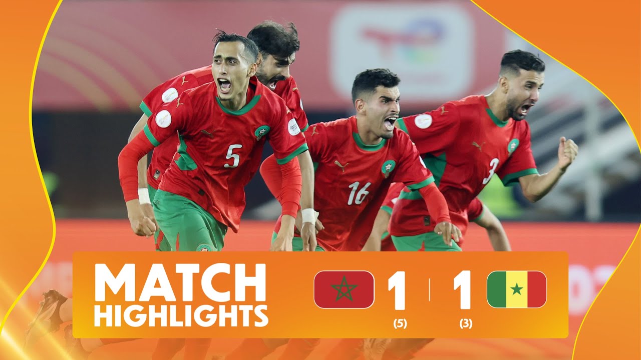 Morocco (5)1-1(3) Senegal Match Highlights l TotalEnergies CHAN 2024 l ...