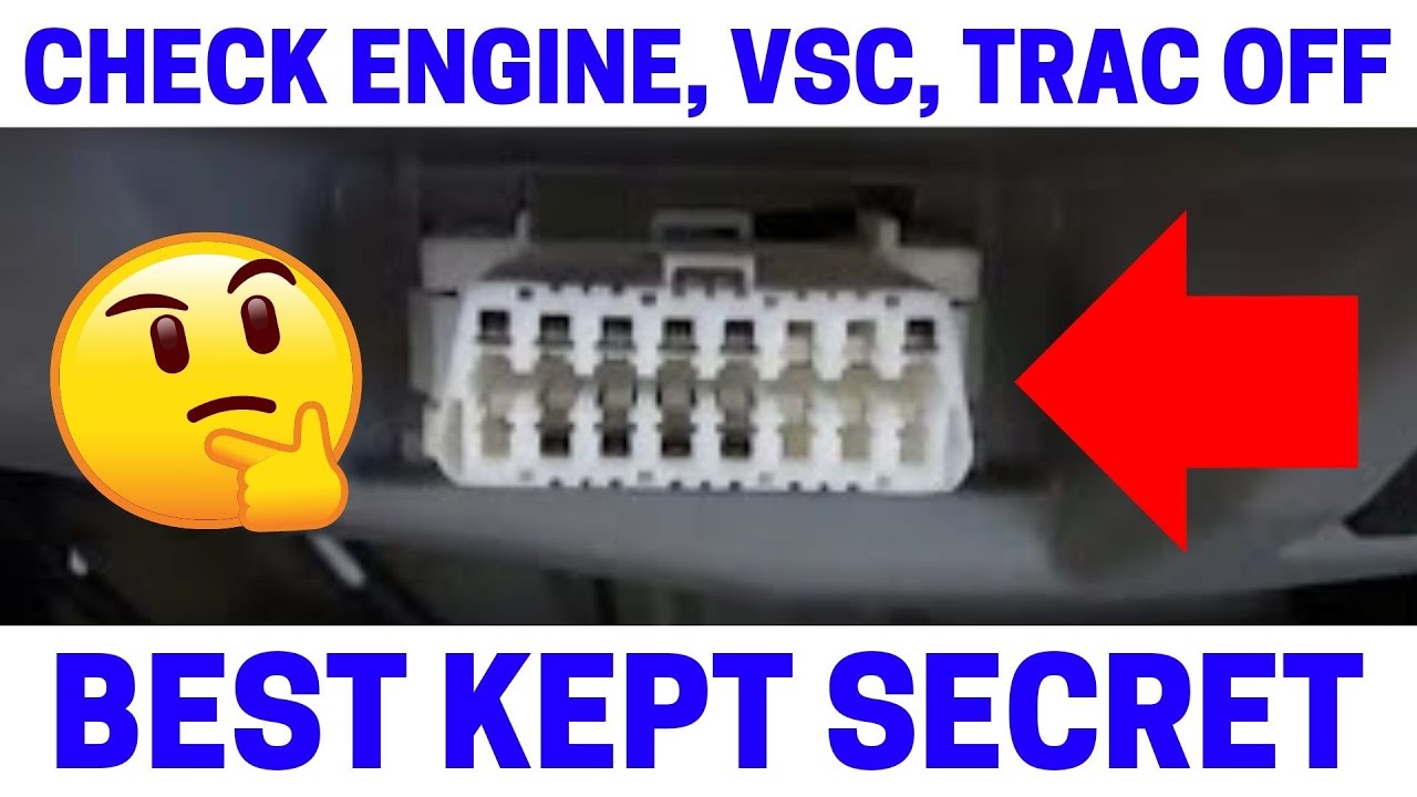 ارتباط Check engine و ABS VSC Traction control في سيارات تويوتا
