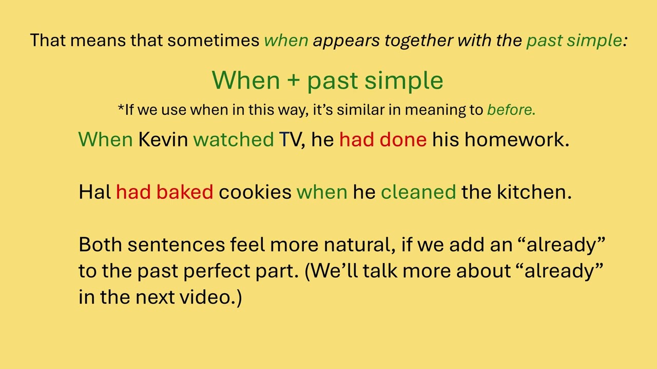 Conditional Sentences | Future Time Clauses - when, while, before ...