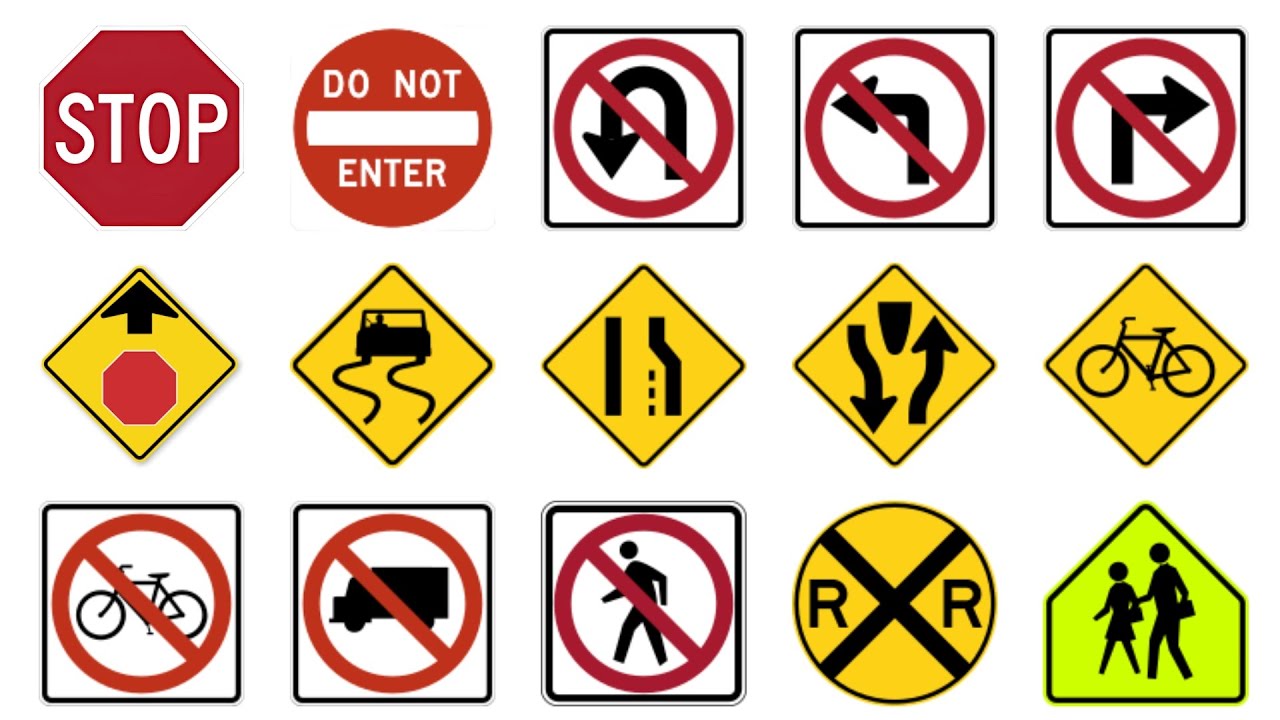USA ROAD SIGNS - All REGULATORY SIGNS