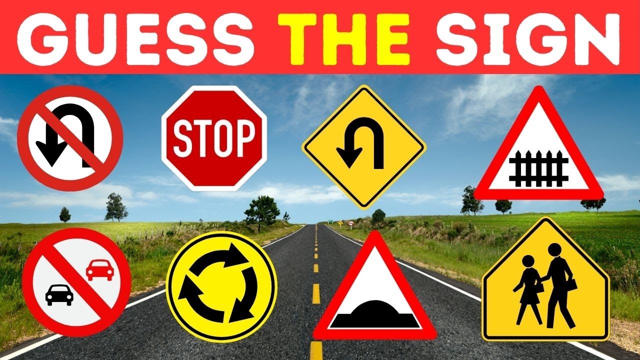 Road Signs Quiz for Kids | Guess the Road Signs | Traffic Signs Quiz