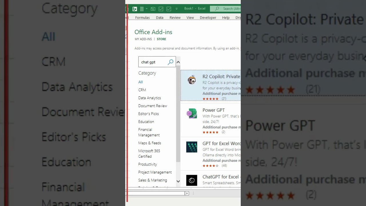 دمج الذكاء الاصطناعي داخل برنامج الاكسل