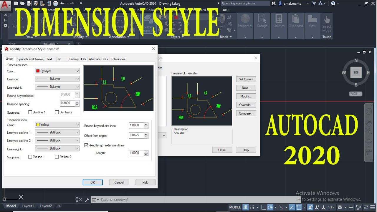 Dimensions Tutorial - AutoCAD
