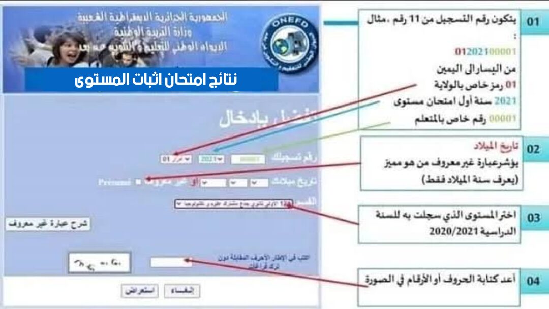 ظهور نتائج امتحان اثبات المستوى للمتعلمين عن بعد لولاية تبسة 2023 – taa3lim.com